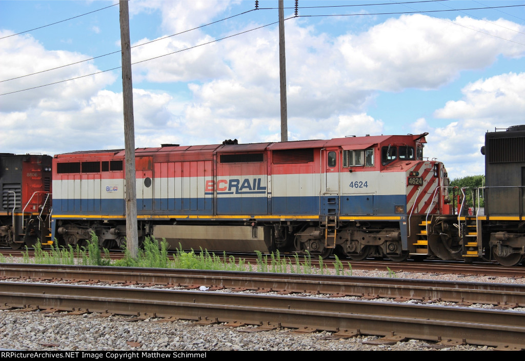 BC Rail - C40-8M - BCOL 4624